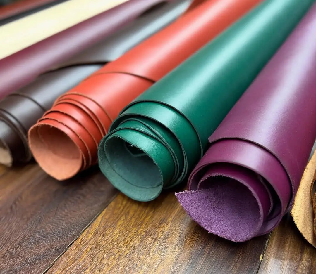 Vegetable Tanned Leather Colors and Navy Blue Options – Toprank Leather